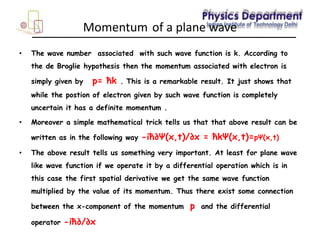 Lecture_2_PHL110_QM.ppt wave function. operators, | PPT