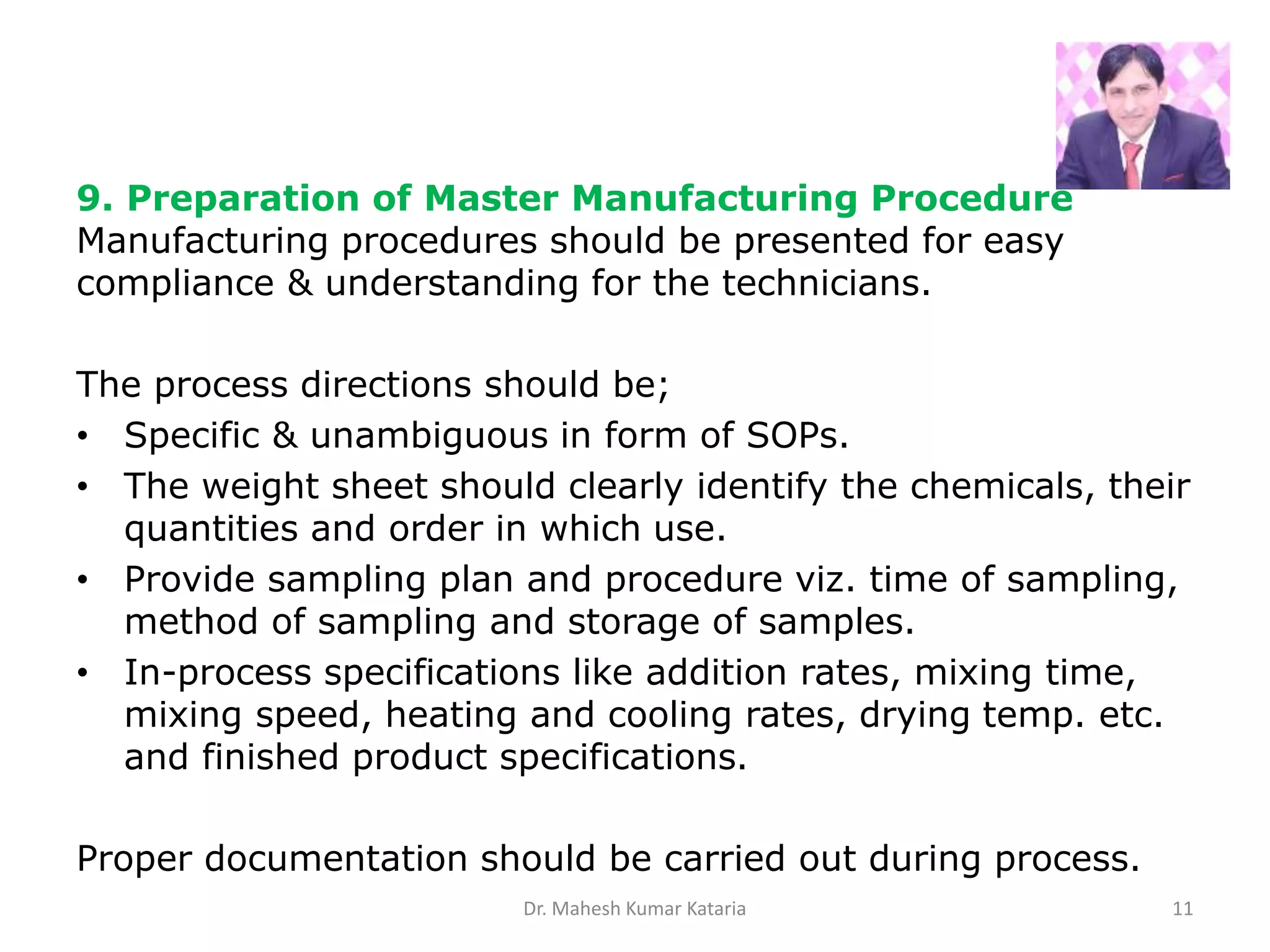 Pilot plant Scale Up Techniques: General considerations | PPT