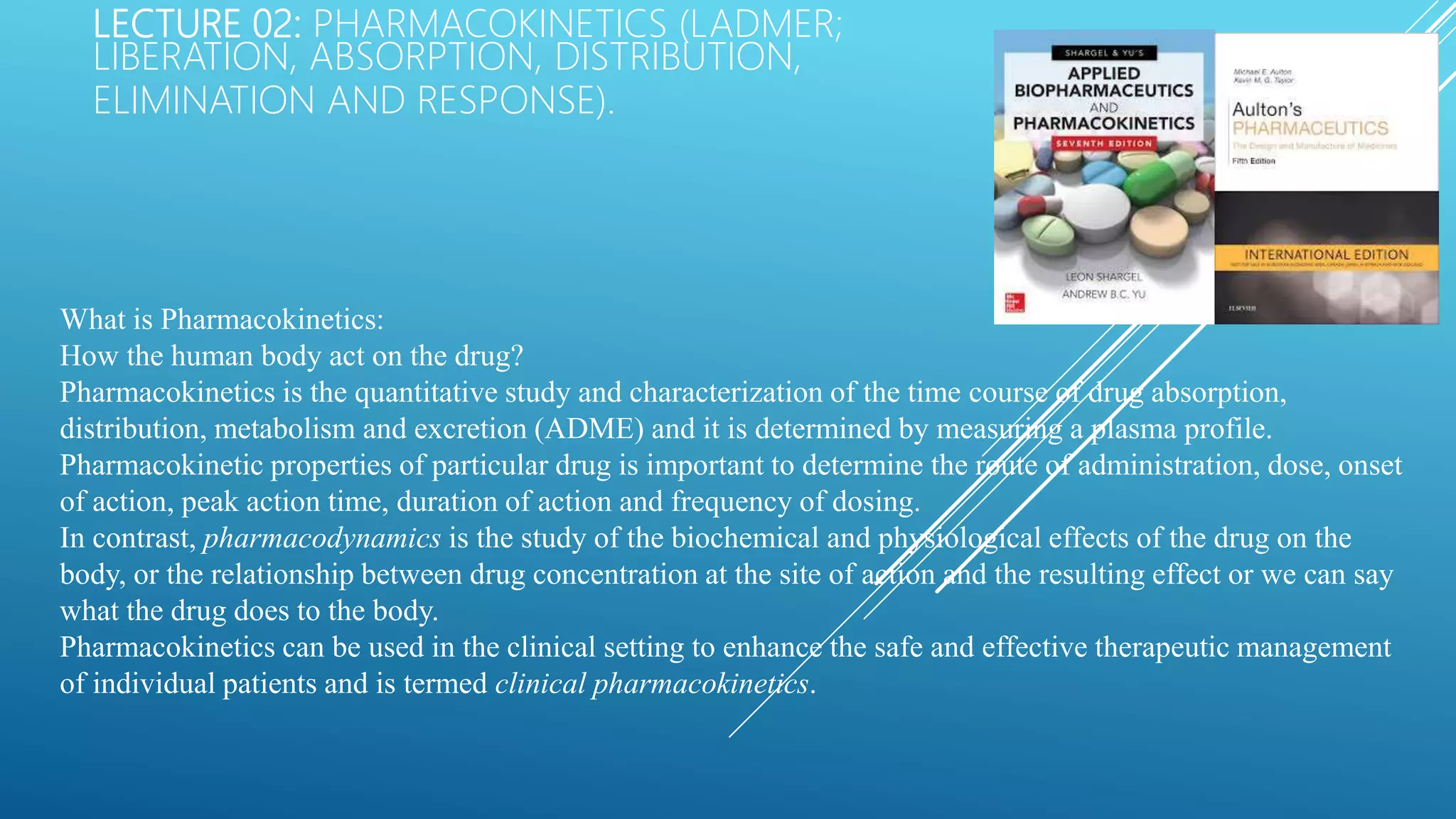 Liberation,Absorption,Distribution,Elimination and Response | PPT