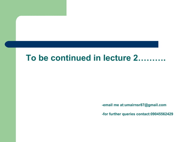 Lecture 2 c programming by umair ansari | PPT | Free Download