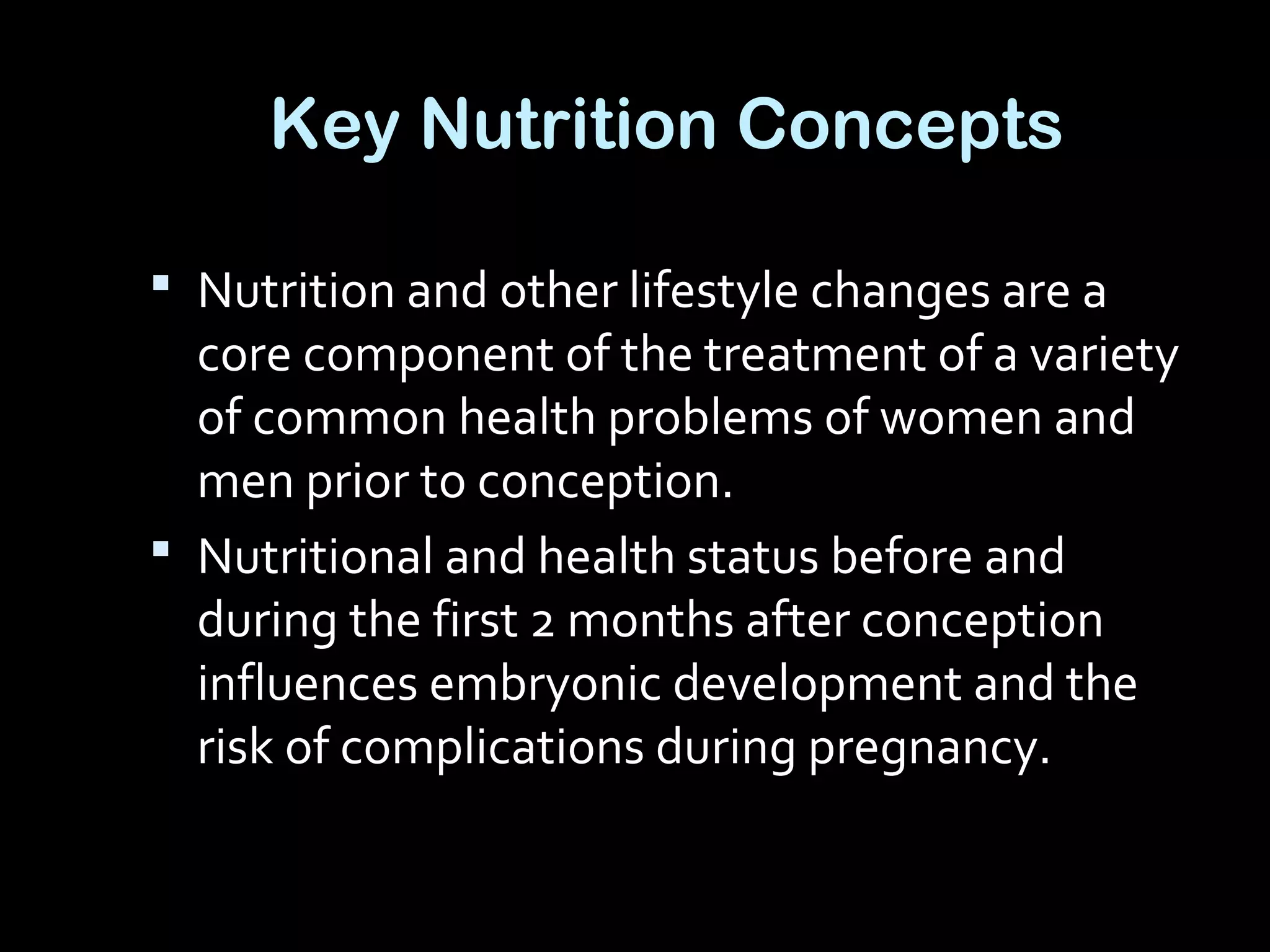 Preconception nutrition | PPT