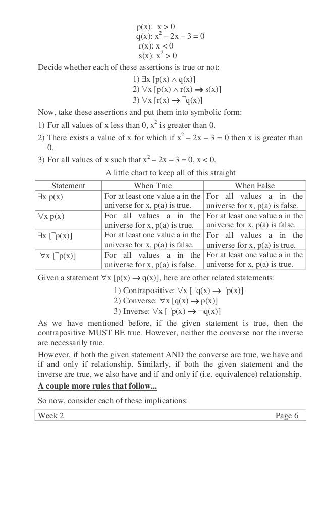 Lecture 2 Predicates Quantifiers And Rules Of Inference