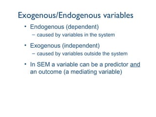 Key ideas, terms and concepts in SEM | PPT | Science