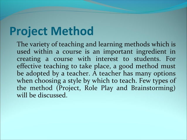Education Method | PPT