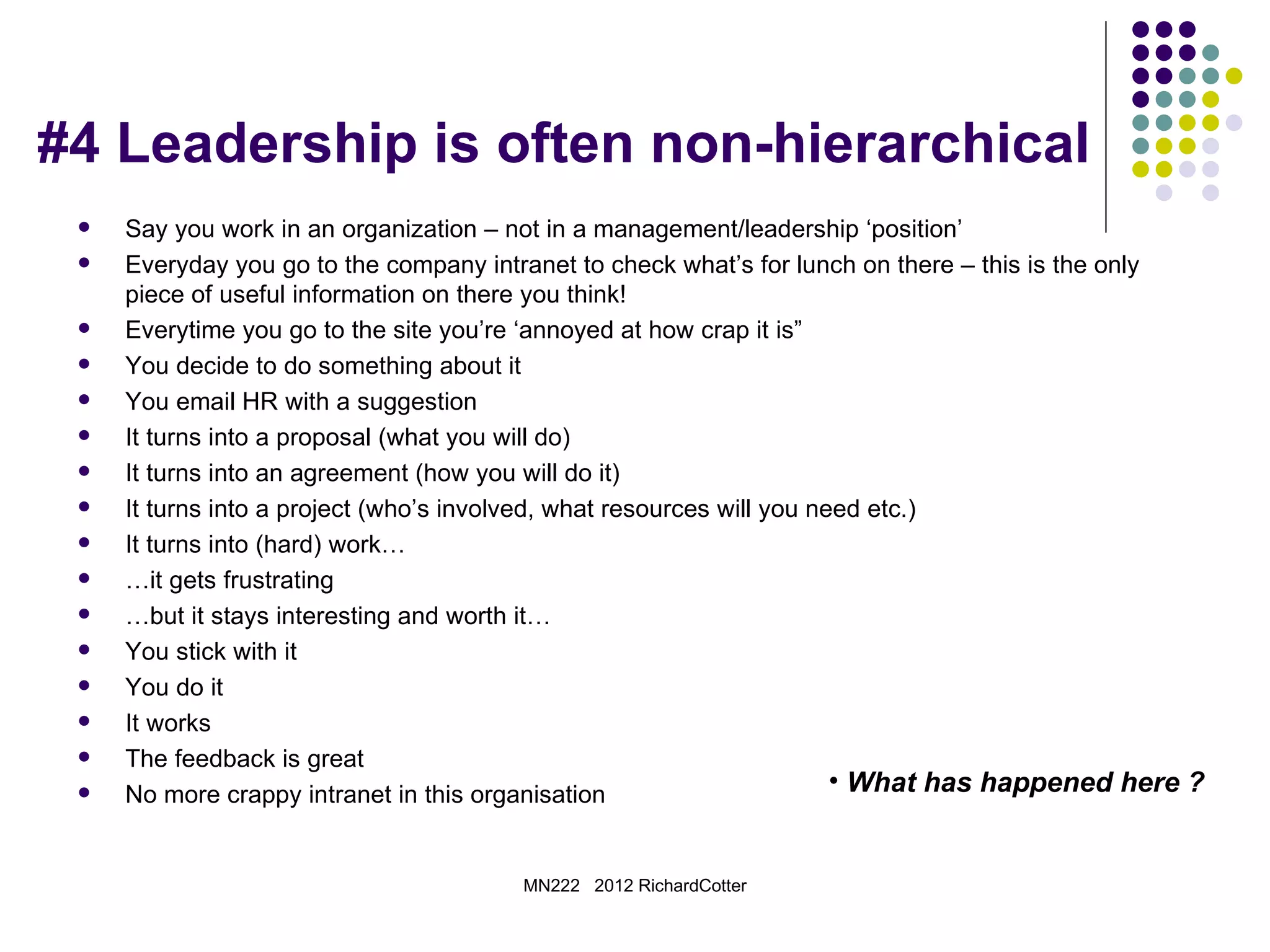 Leadership in practice | PPT