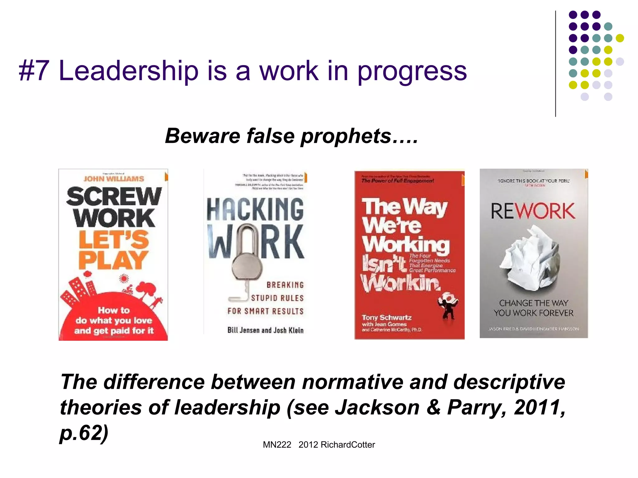 Leadership in practice | PPT