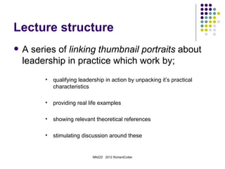 Leadership in practice | PPT