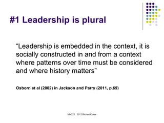 Leadership in practice | PPT