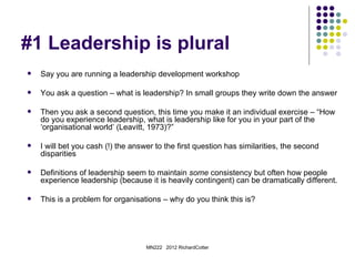 Leadership in practice | PPT