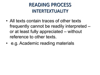 Lecture 2 reading process & models of reading | PPT