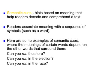 Lecture 2 reading process & models of reading | PPT