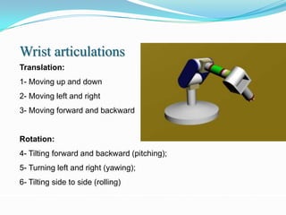 Lecture #2 Robot design | PPTX