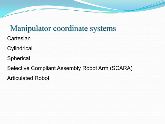 Lecture #2 Robot design | PPTX | Robotics | Technology & Computing