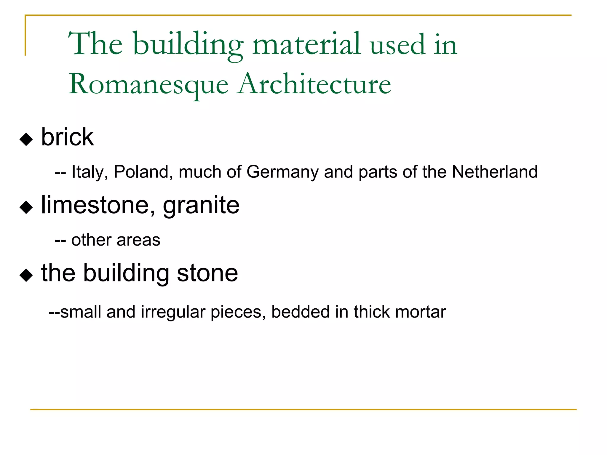 Romanesque architecture | PPS