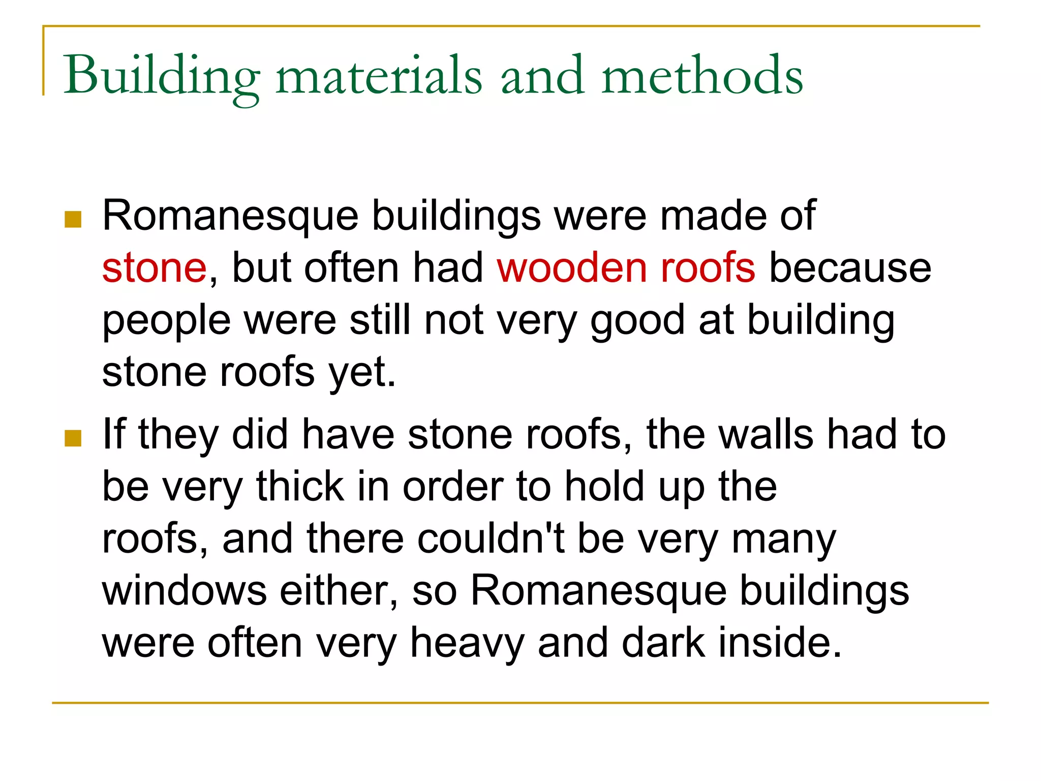 Romanesque architecture | PPS