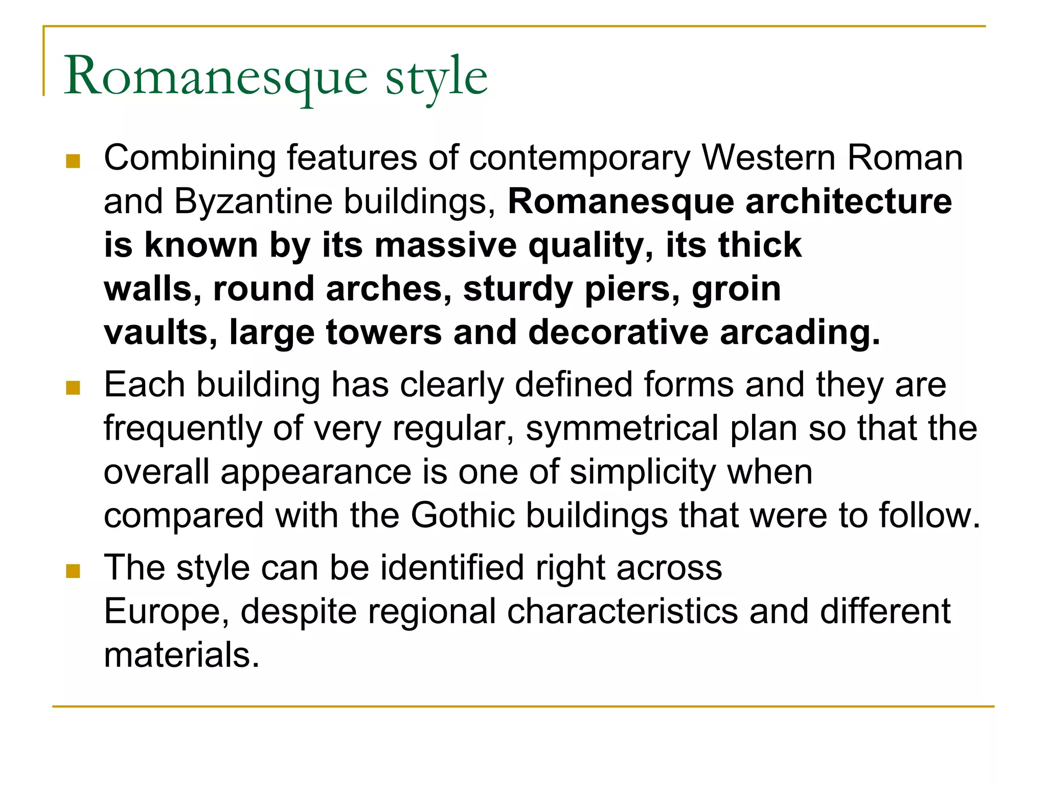 Romanesque architecture | PPS