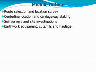 Lecture 2_Route selection, Earthworks.pdf