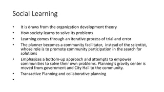 Lecture 2 rup 218 planning traditions | PPTX