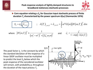 Prof A Giaralis, STOCHASTIC DYNAMICS AND MONTE CARLO SIMULATION IN EARTHQUAKE ENGINEERING ...