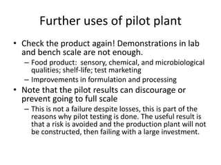 Scale-up and scale-down of chemical processes | PPTX