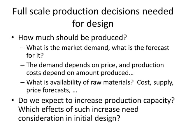 Scale-up and scale-down of chemical processes | PPTX