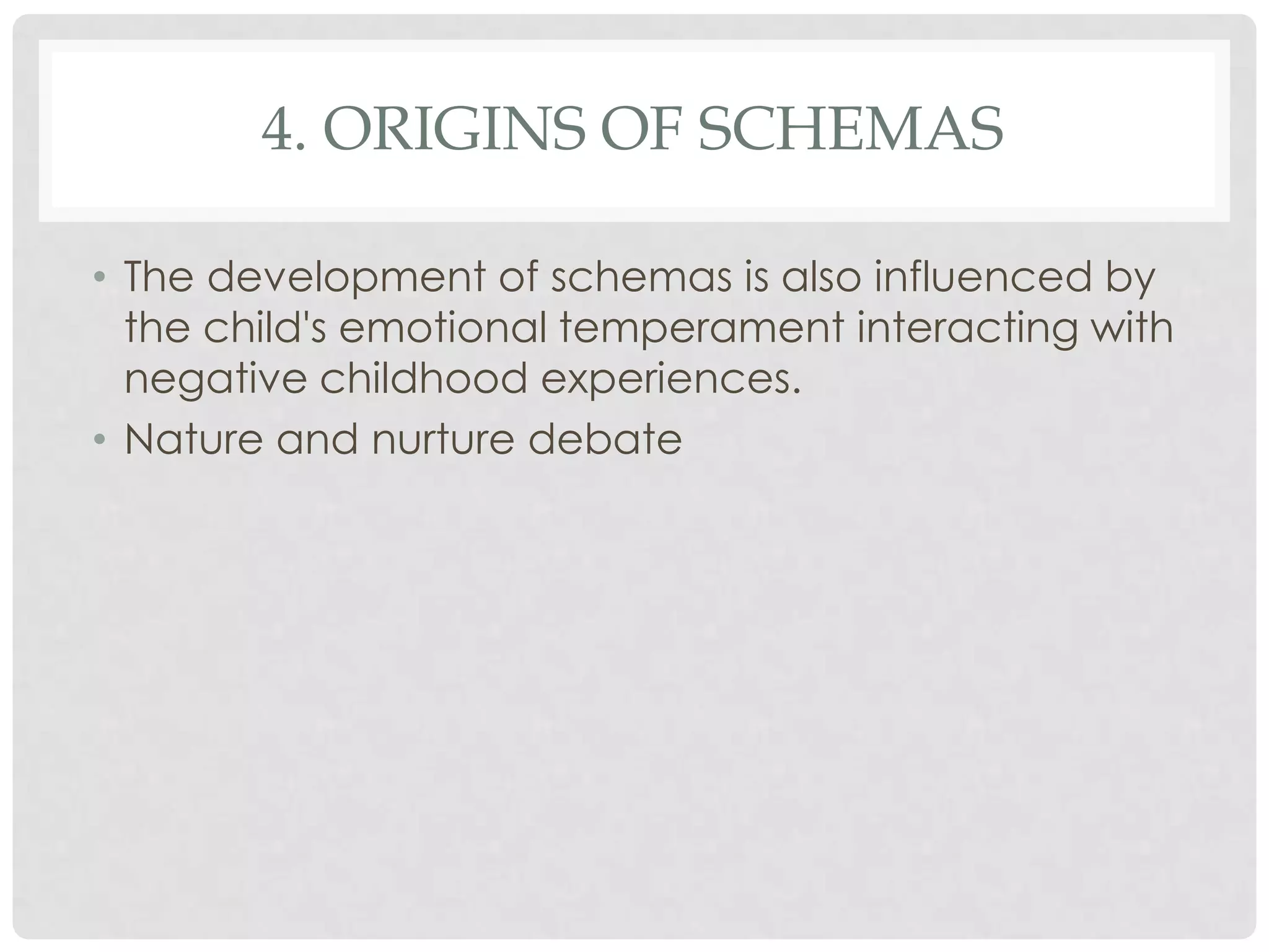 Lecture 2 schema therapy overview & early maladaptive schemas | PPTX