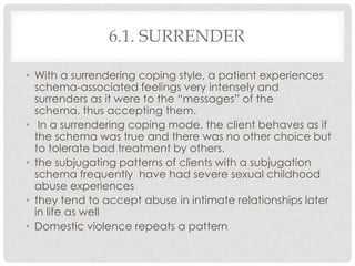 Lecture 2 schema therapy overview & early maladaptive schemas | PPTX