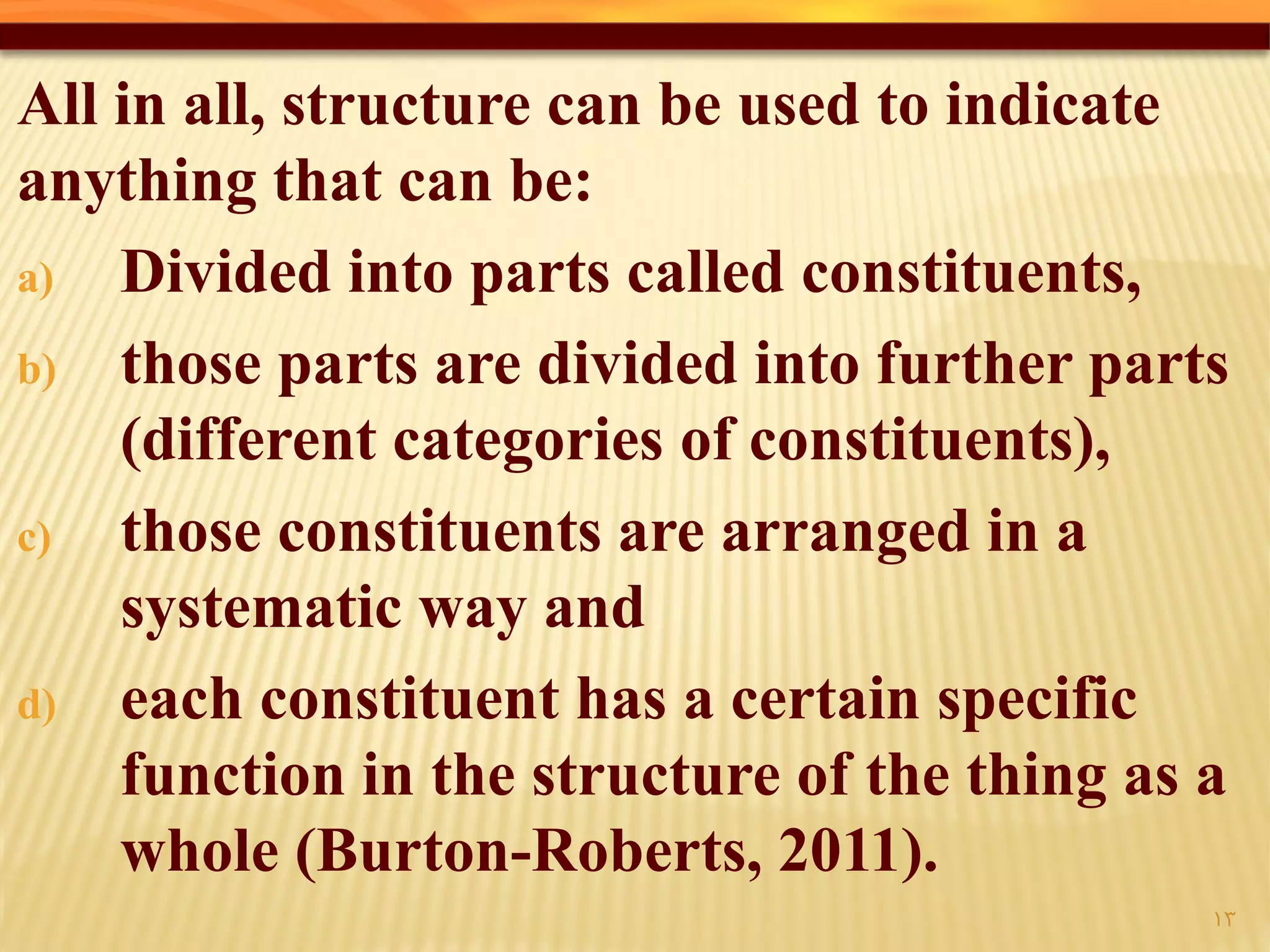 Lecture 2 sentence structure constituents | PDF