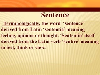 Lecture 2 sentence structure constituents | PDF