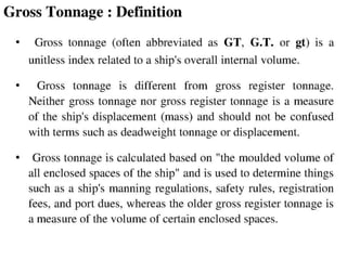 Lecture 2 ship characteristics | PPTX