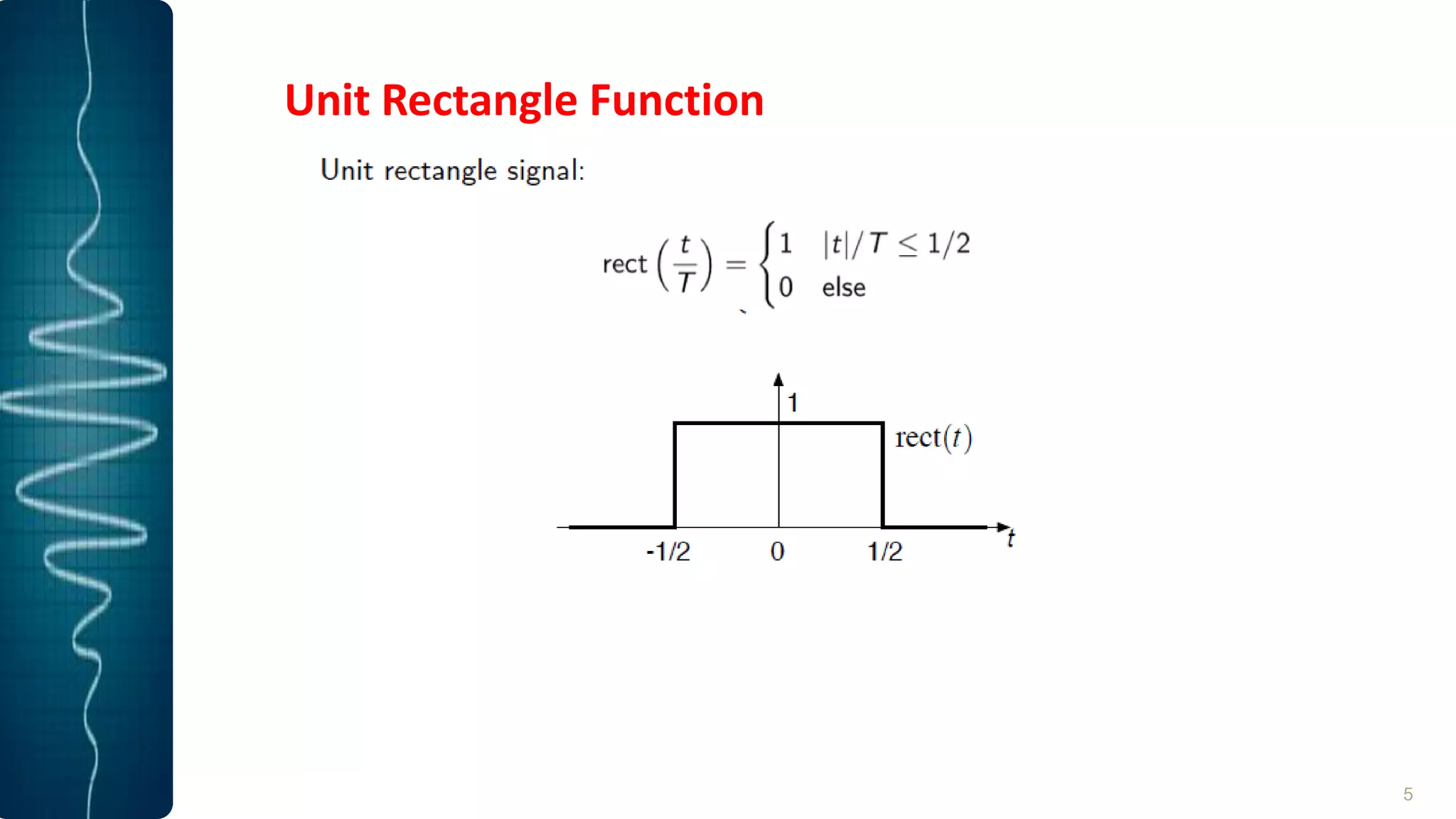 Lecture2 Common Continuous Time Signals Ppt 0705