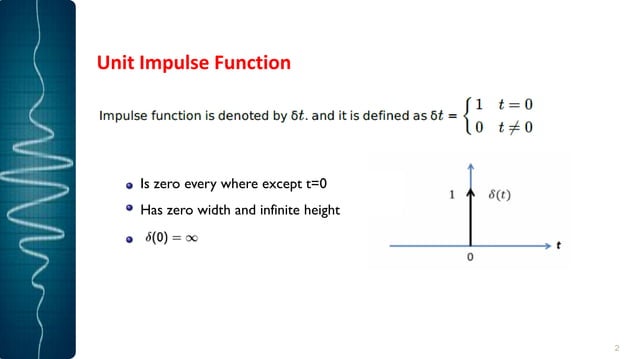Lecture2 : Common continuous time signals | PPT