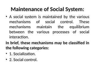 Lecture 2 Social System (1).pptx presentation | PPTX