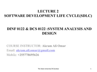 Lecture 2 Software Development Process and SDCL models.pptx