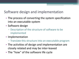 Lecture 2 (Software Processes) | PPT