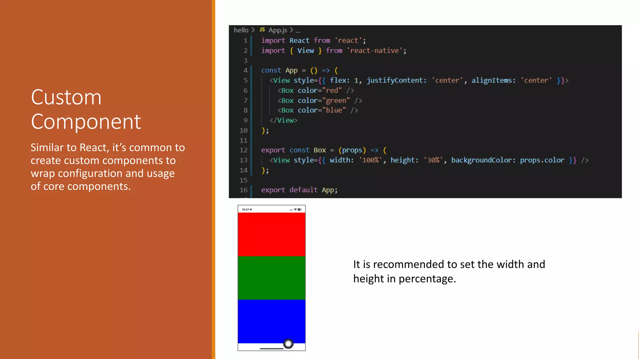 Lecture 2 Styling And Layout In React Native Pptx
