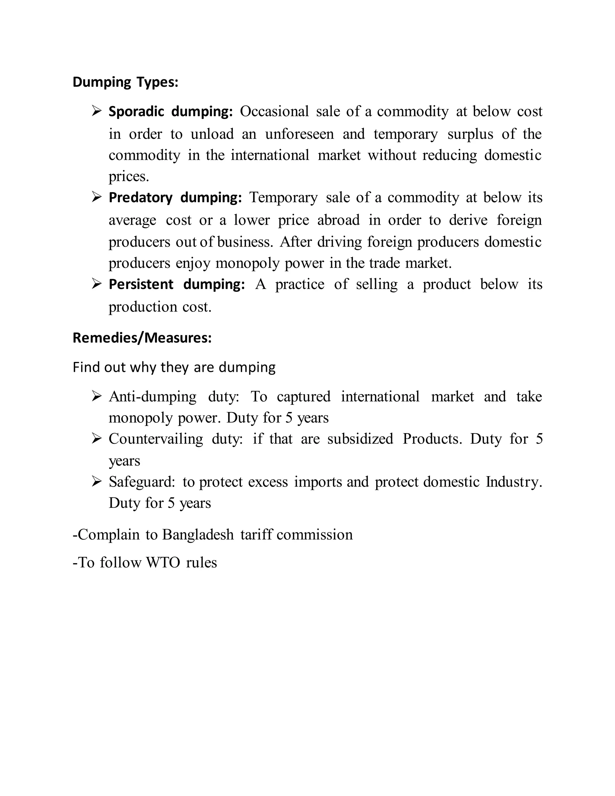 Lecture 2 - Types of Trade Barriers - supplementary | DOCX