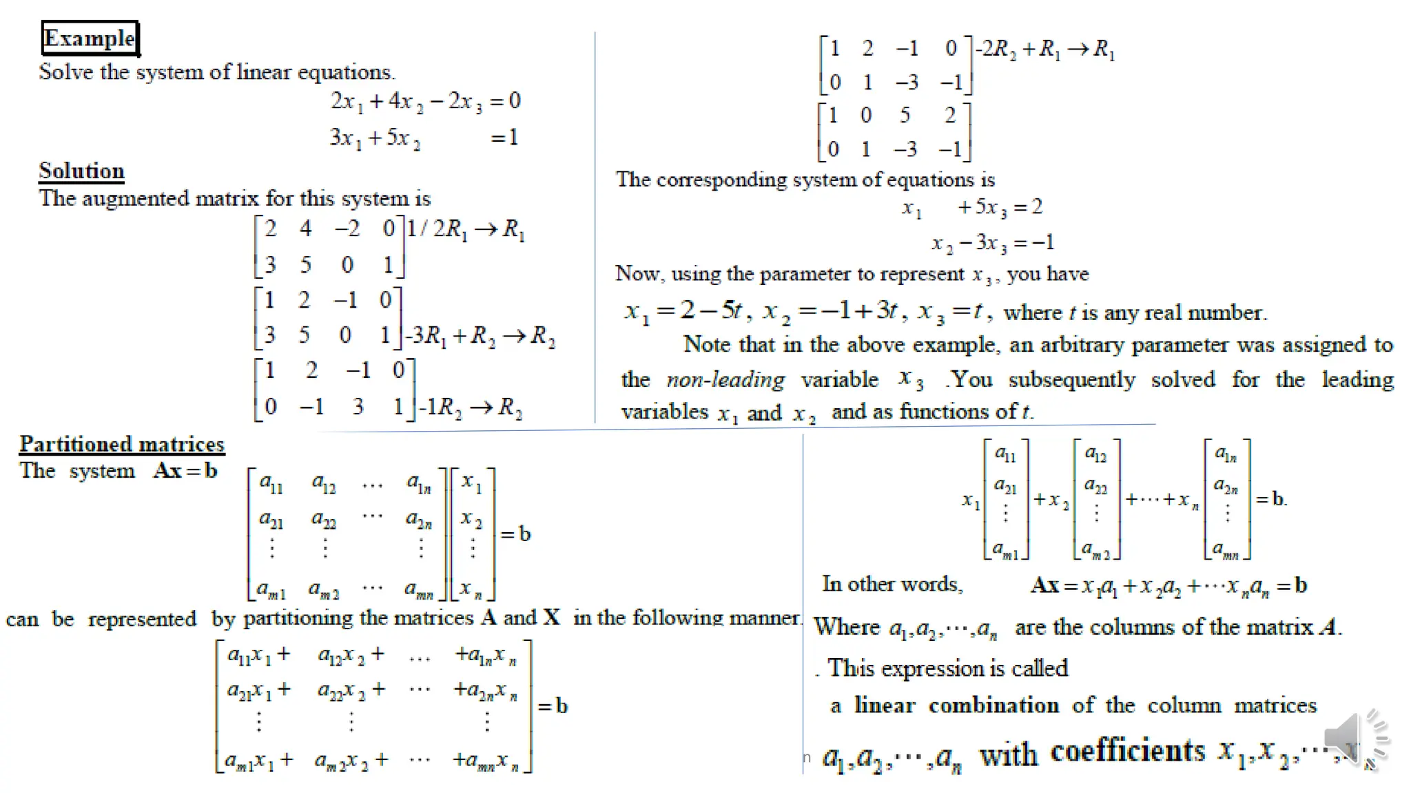 Lecture 2 System Of Linear Equations Pdf