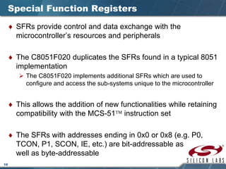 Lecture 2 (system overview of c8051 f020) rv01 | PPT