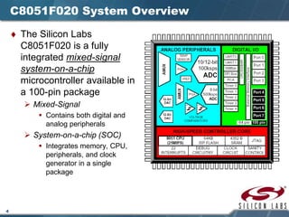Lecture 2 (system overview of c8051 f020) rv01 | PPT