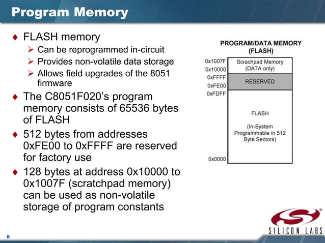 Lecture 2 (system overview of c8051 f020) rv01 | PPT