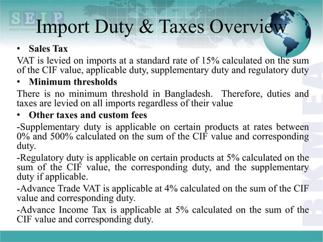 Lecture 2 - Tariff and Non-tariff Barriers to International Trade