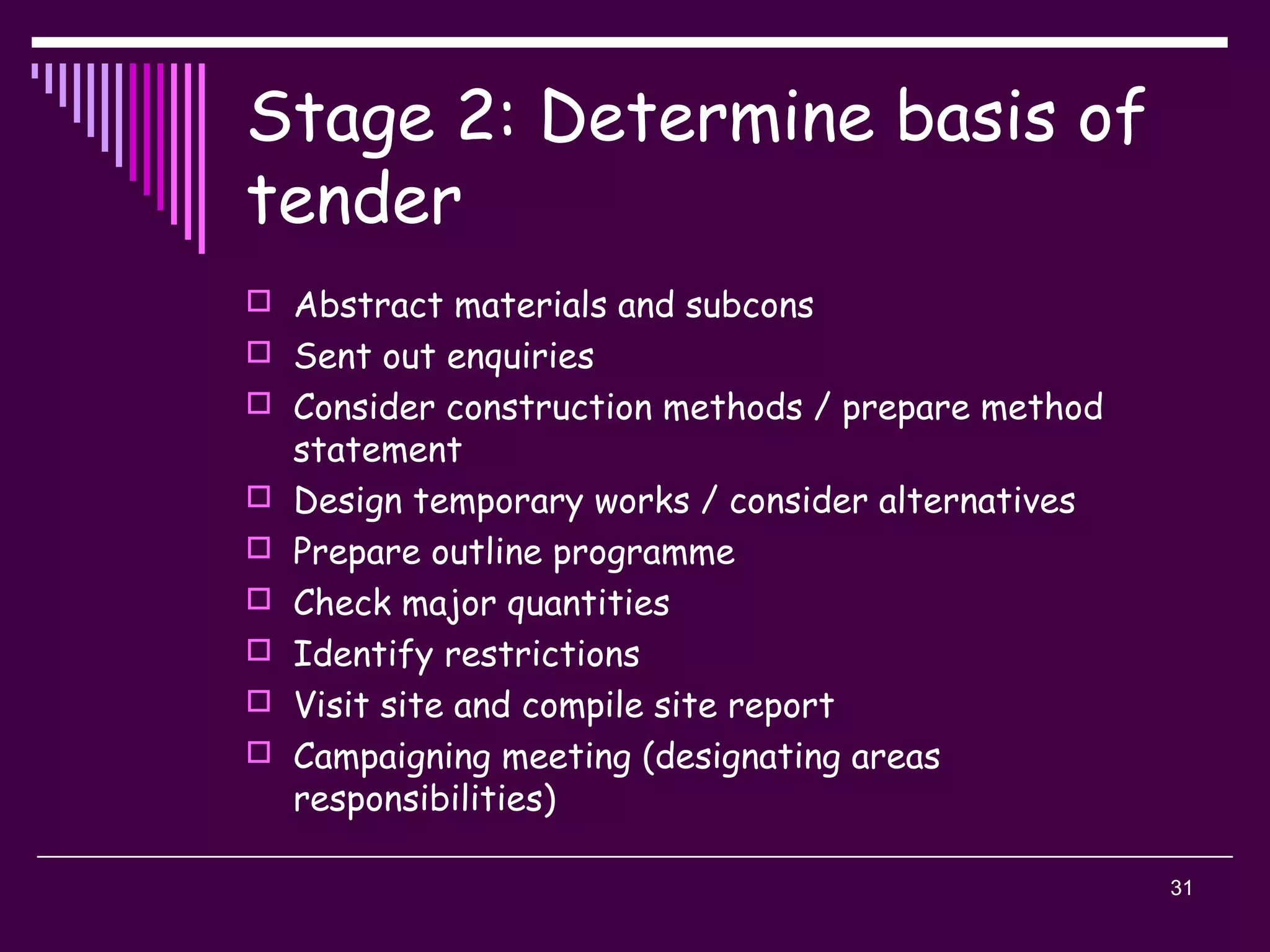 Lecture 2 tender process n documentation | PPT