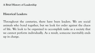 LECTURE 2 The Evolution of Leadership.pptx