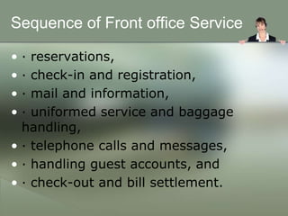 Lecture 2 THE FRONT OFFICE | PPTX
