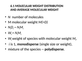 Lecture 2 The Molecular Weight of Polymers.pptx