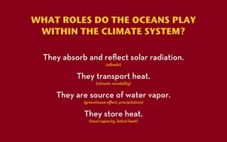 GEOG8280.02, The role of the oceans | PPT