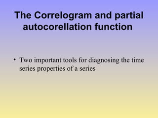 lecture note Time Series Forecasting.ppt