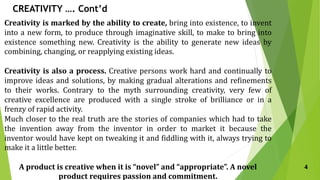 LECTURE TWO: CREATIVITY AND INNOVATION.ppt