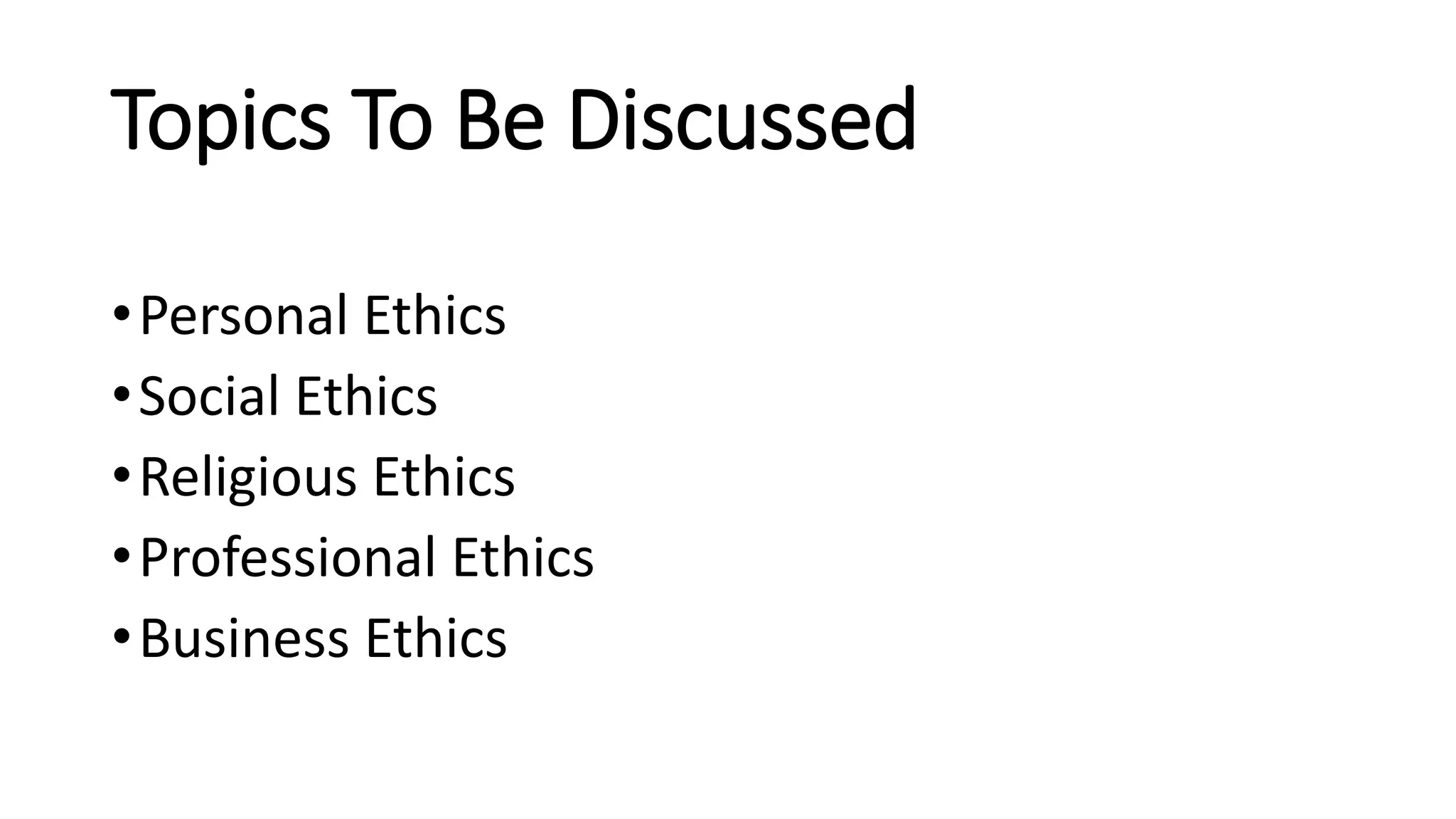 Types of Ethics | PPTX